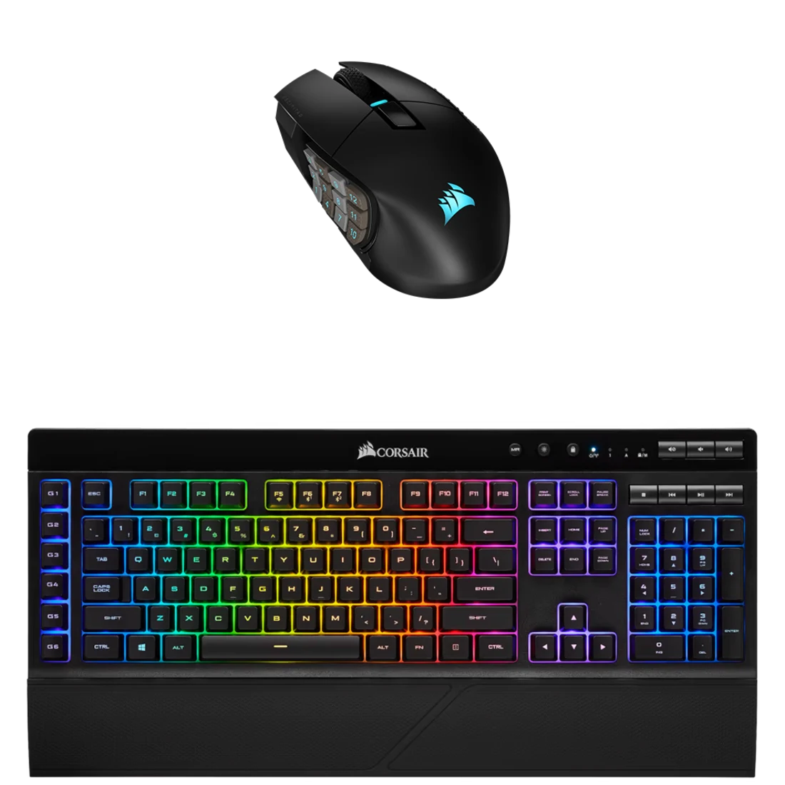 Corsair Wireless MMO Gaming Bundle - K57 Keyboard and Scimitar Elite Mouse