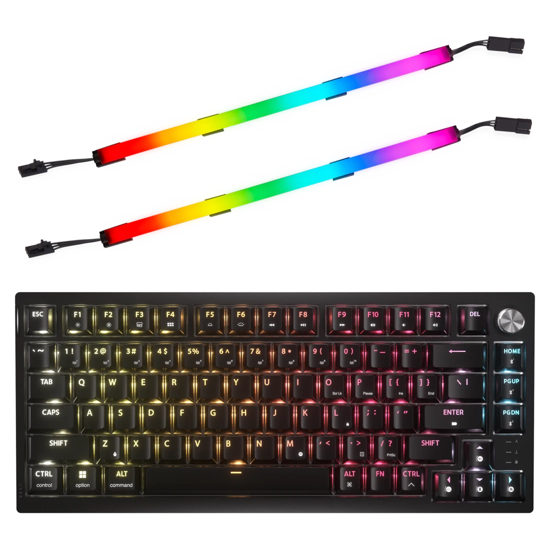 K65 Plus Wireless Tactile Keyboard and iCUE LS100 Smart Lighting Strips ...