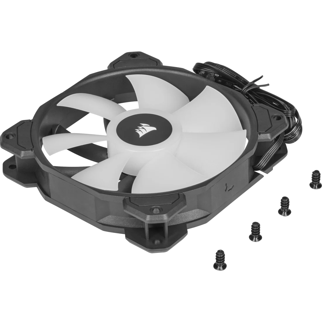 iCUE 4000X 120mm 4-pin PWM RGB Fan, Black, 1500 RPM