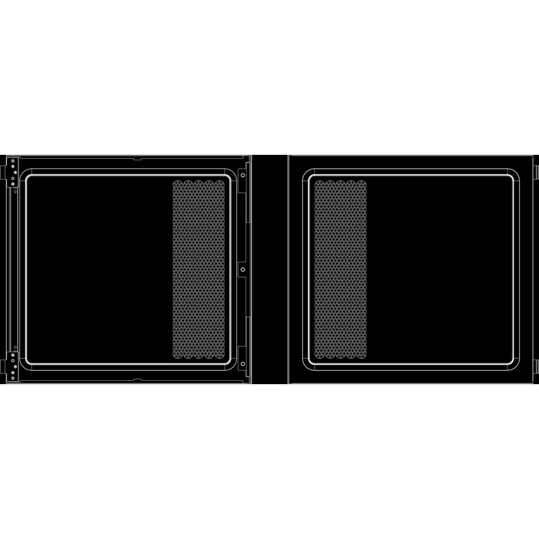 iCUE 5000T Solid Side Panel, Black