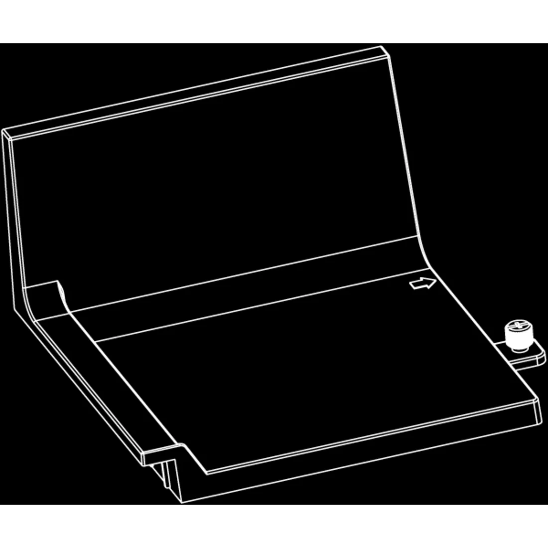 iCUE 5000T PSU Shroud Low Profile Cover, Black