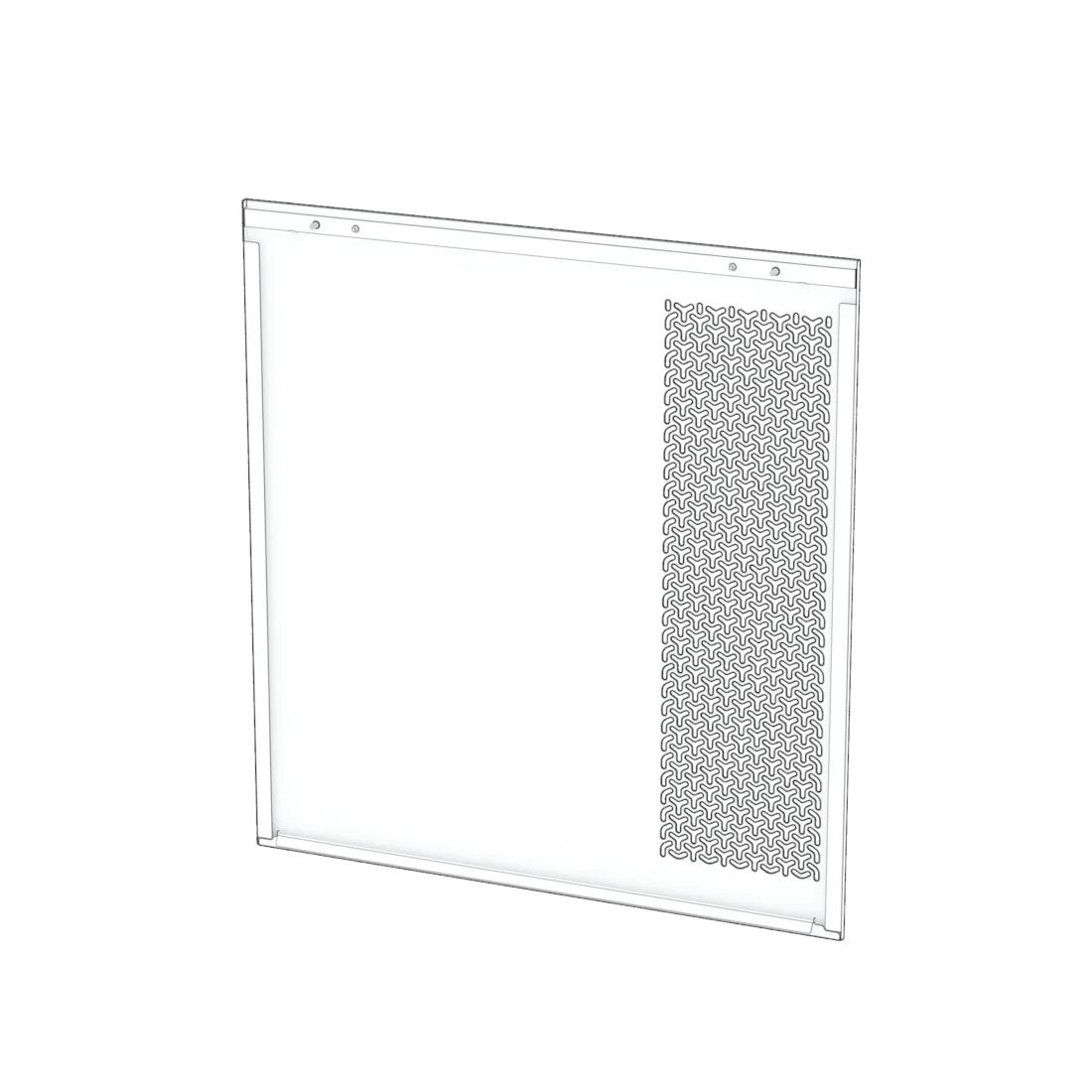 3500X Side Steel Panel, Black