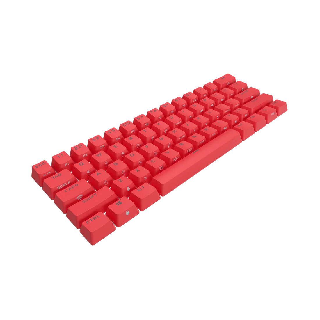 K70 PRO MINI WIRELESS PBT Double-shot Keycap Set - Red