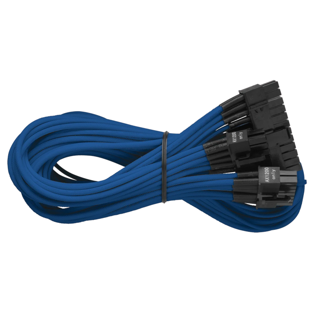 Professional Series™ Gold AX1200 Individually Sleeved Modular Cables — Blue