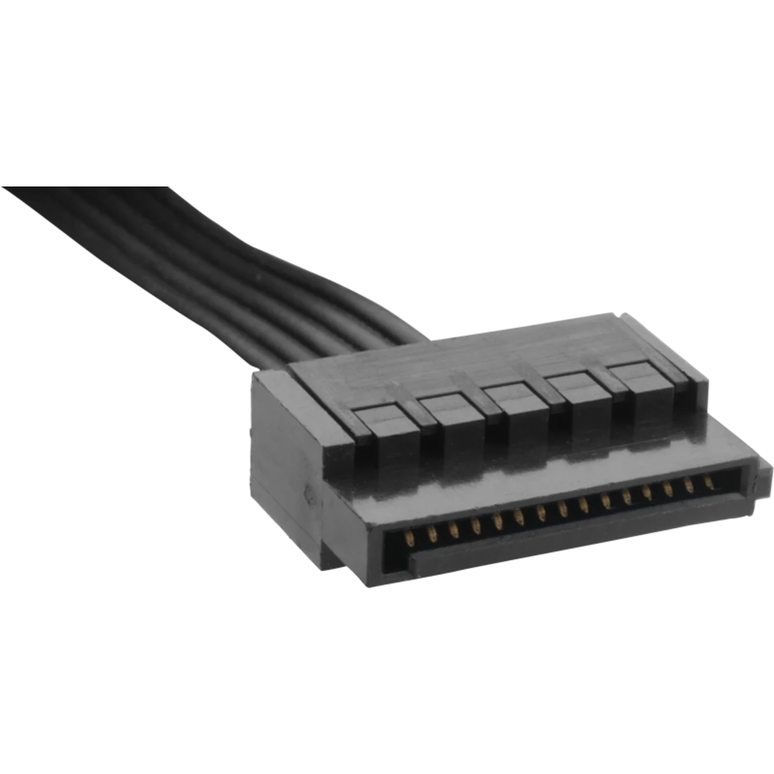 Ribbon Style SATA Cable with 4 Connectors, Type 3 (850mm)