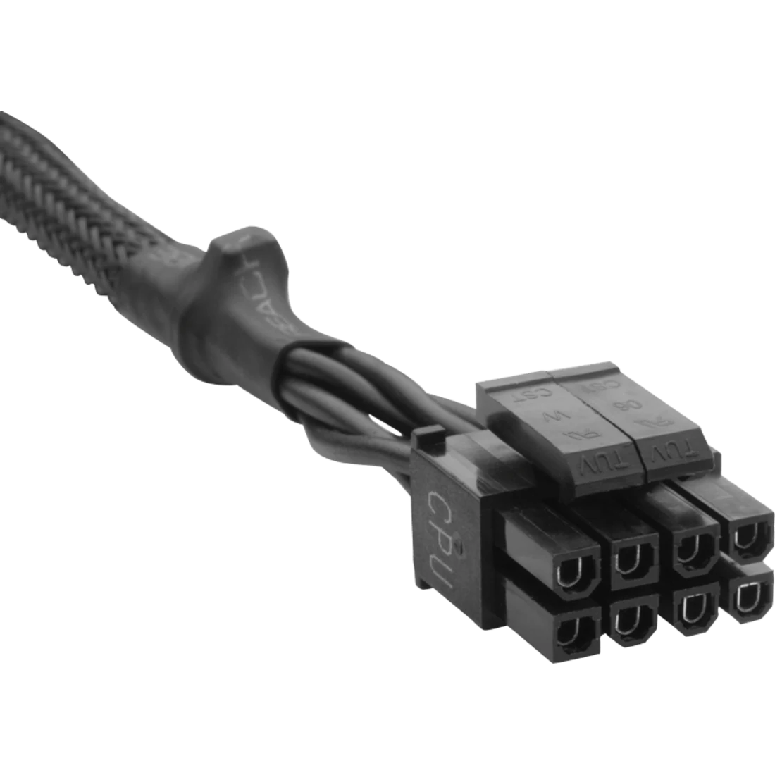 Type 4 Sleeved Black 8 pin 4 4 ATX12V EPS12V Cable Compatible With Type 4 Sleeved Black 8 pin 4 4 ATX12V EPS12V Cable Compatible With