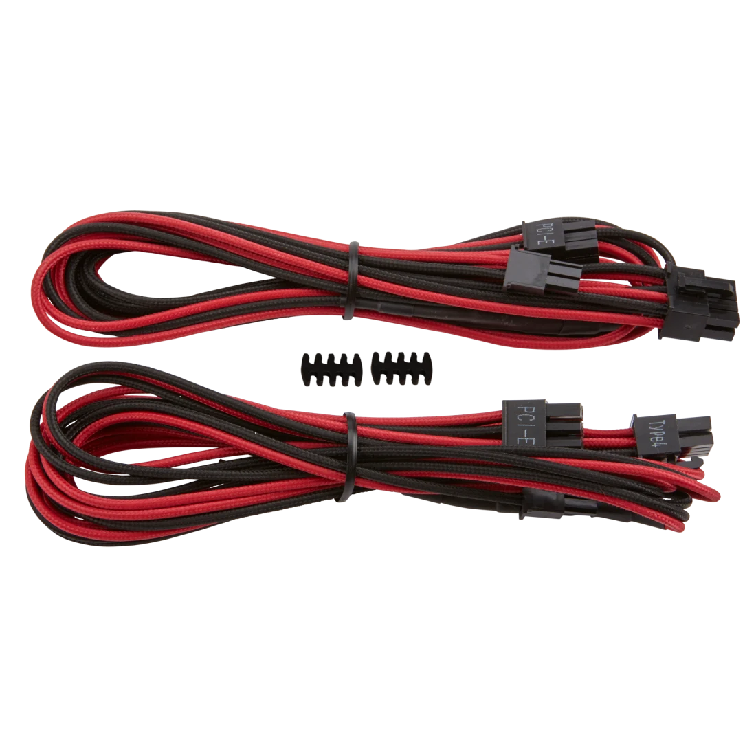 Premium Individually Sleeved PCIe Cables with Single Connector, Type 4 ...