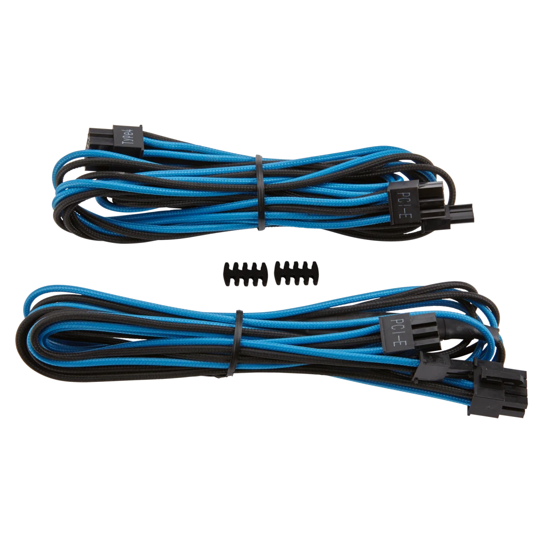 Premium Individually Sleeved PCIe Cables with Single Connector, Type 4 ...