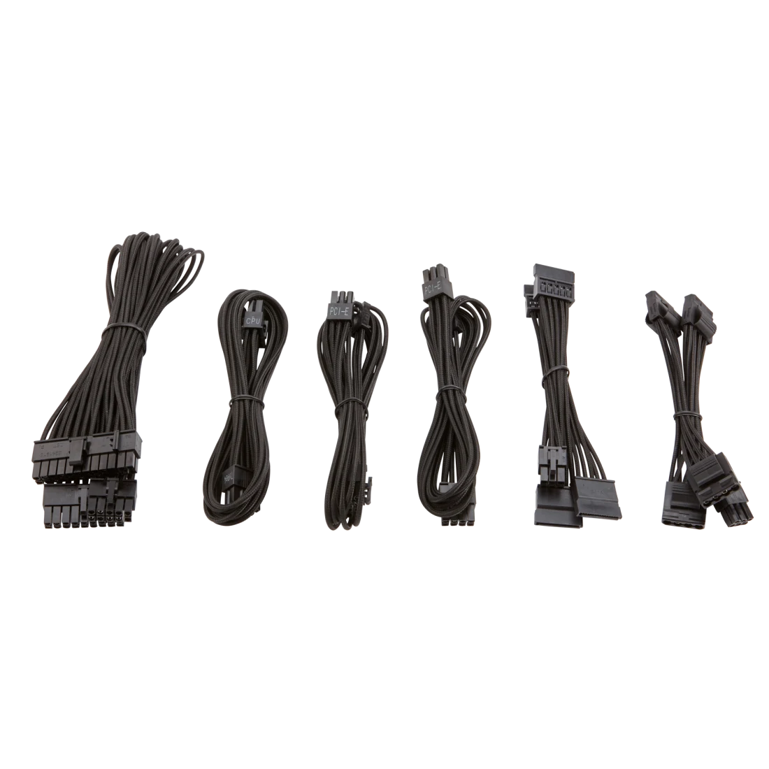 SF Series™ Premium Individually Sleeved PSU Cable Kit - Black