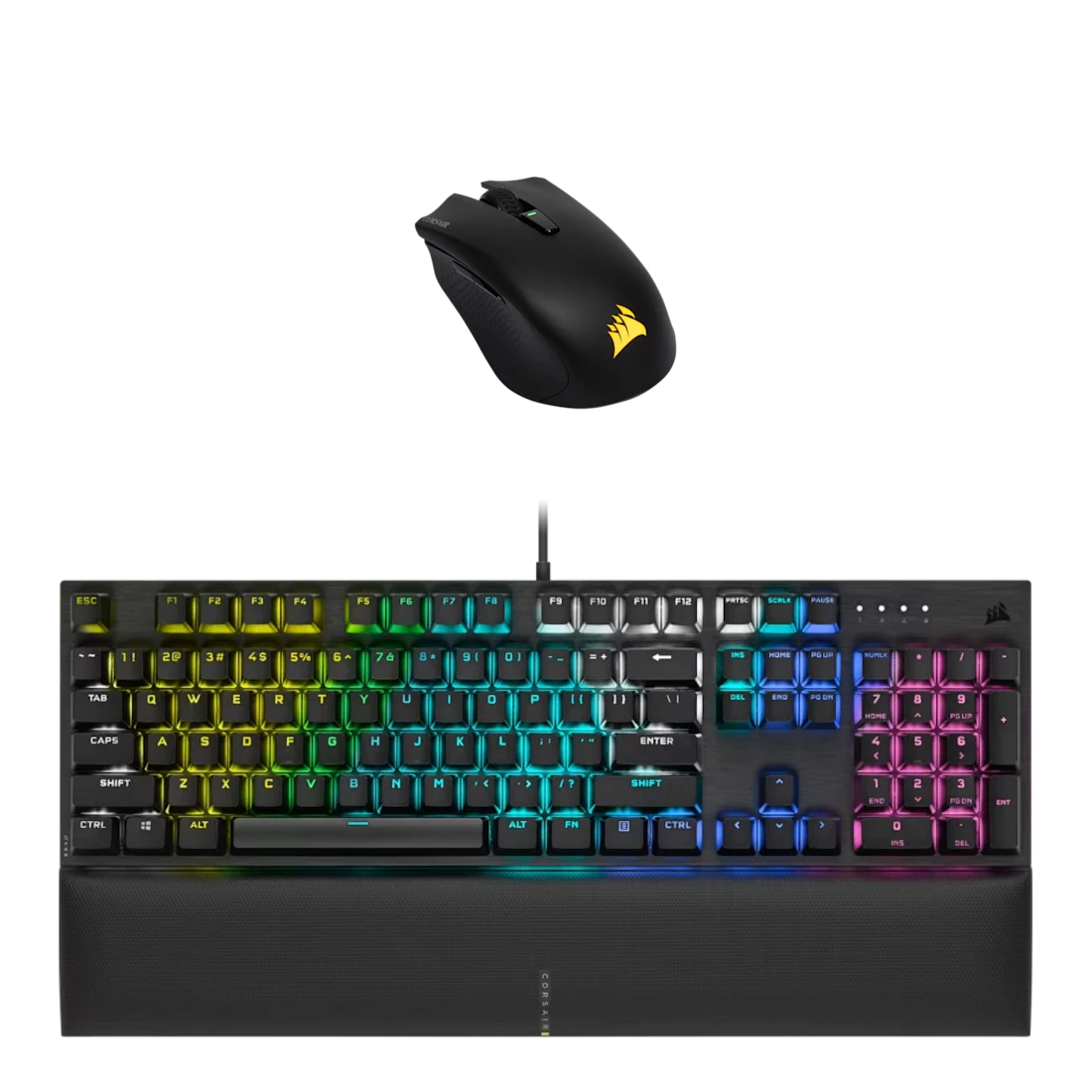 K60 Gaming Keyboard and Harpoon Wireless Gaming Mouse Bundle