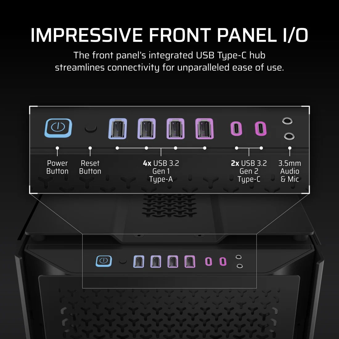 Buy Corsair 9000D RGB Airflow Super Full-Tower Case (Black) - Computech ...