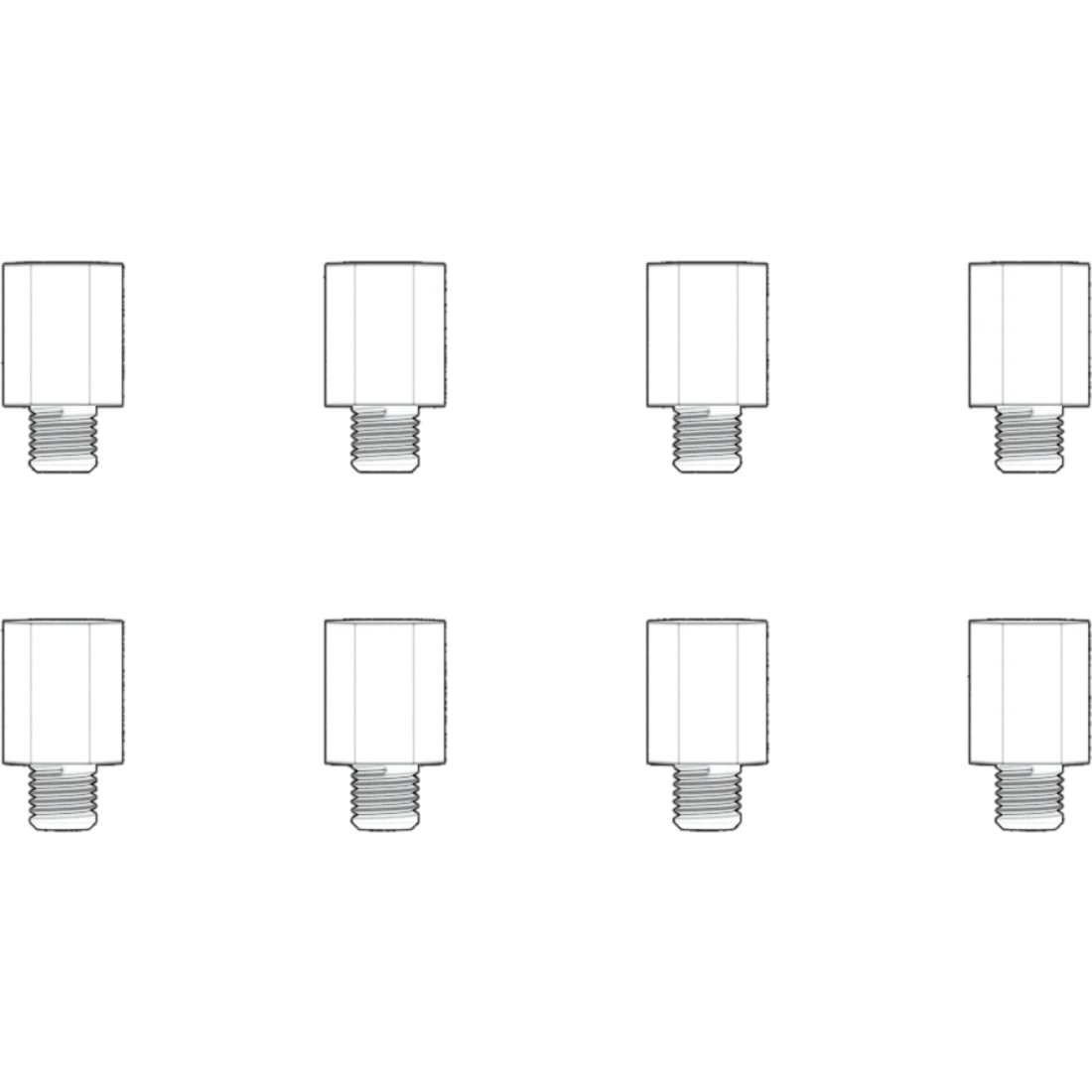 3500X Standoff Set, Silver