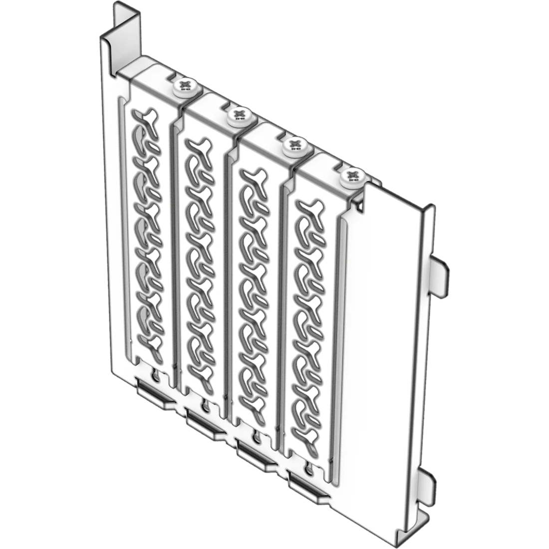 9000D/1000D Replacement Expansion Slot Vertical Mount Adapter, White