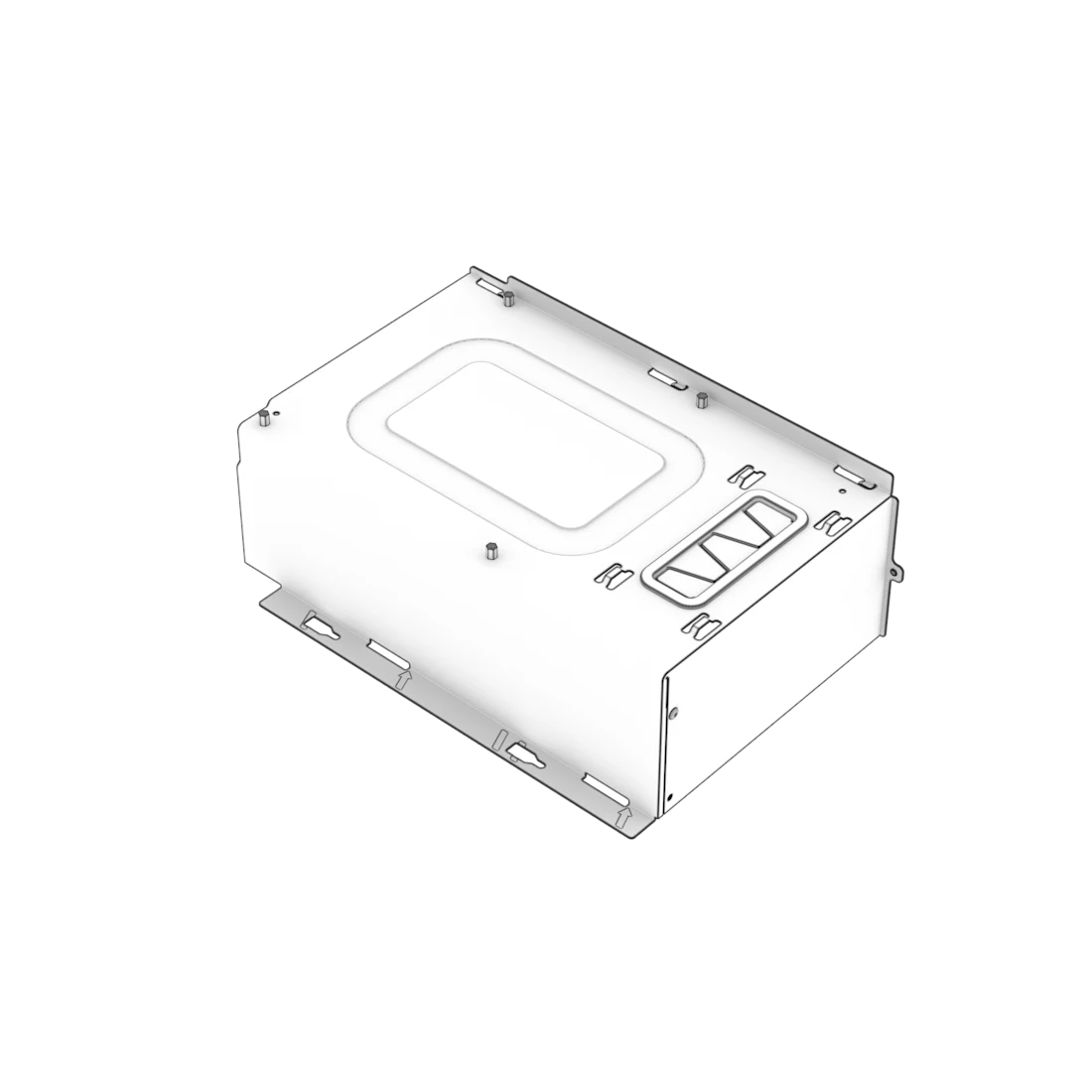 9000D Replacement PSU Shroud, Black