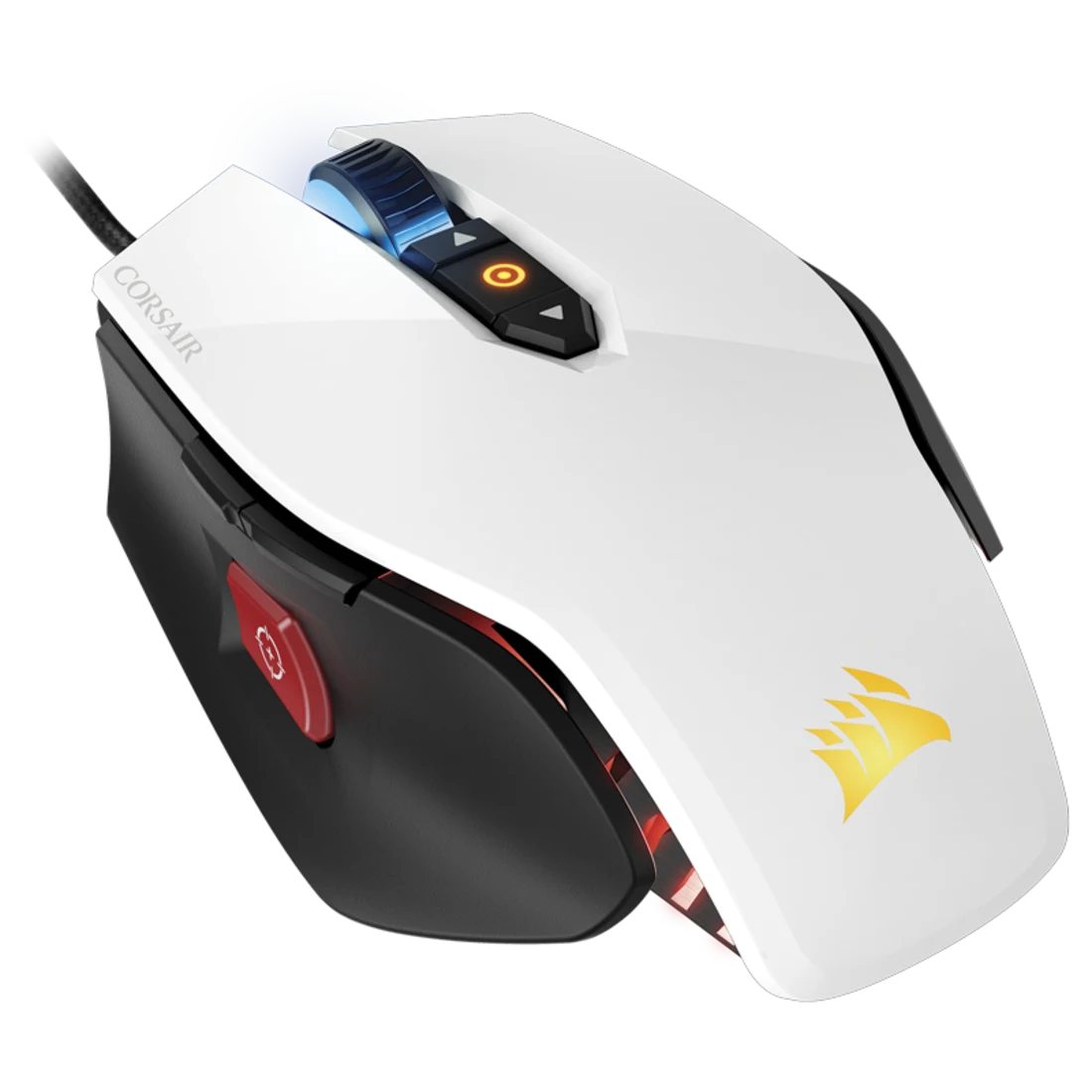M65 PRO RGB FPS Gaming Mouse — White (WW) (Refurbished)