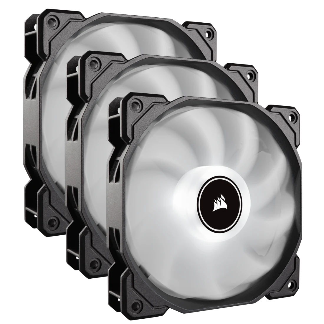 Air Series™ AF120 LED (2018) White 120mm Fan Triple Pack