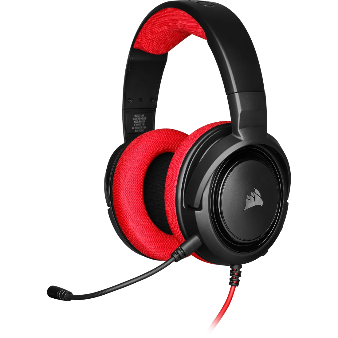 HS35 Stereo Gaming Headset — Red