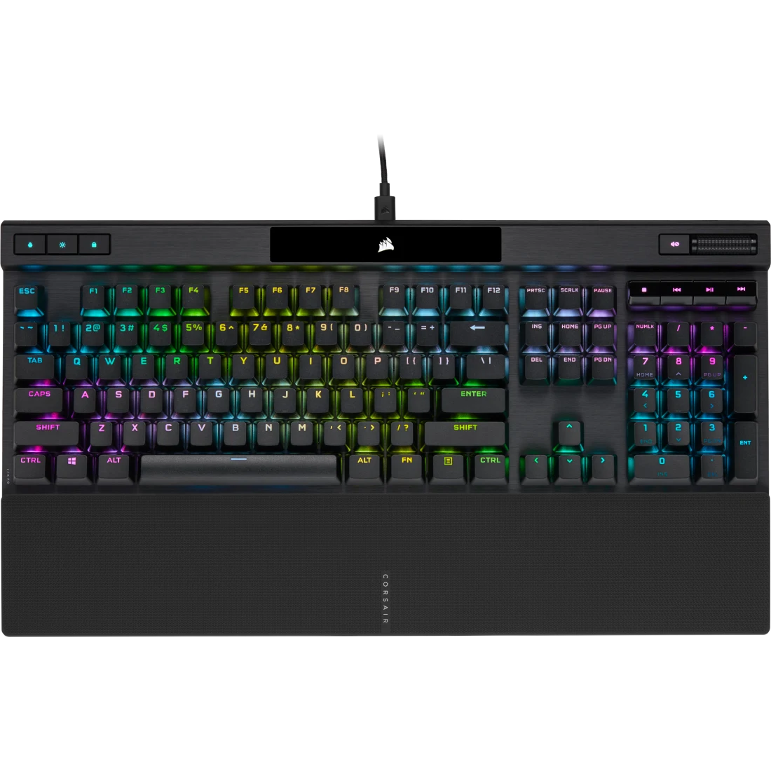 K70 RGB PRO Mechanical Gaming Keyboard with PBT DOUBLE SHOT PRO Keycaps ...