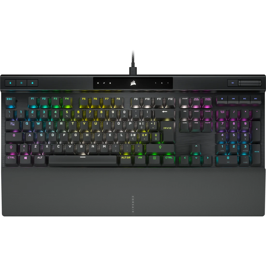 K70 PRO RGB Optical-Mechanical Gaming Keyboard with Polycarbonate ...