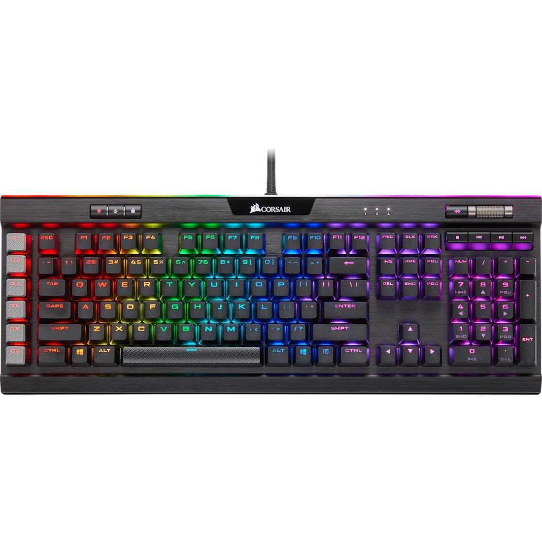 K95 RGB PLATINUM XT Mechanical Gaming Keyboard — CHERRY® MX SPEED (NA Layout) (Revival Series)