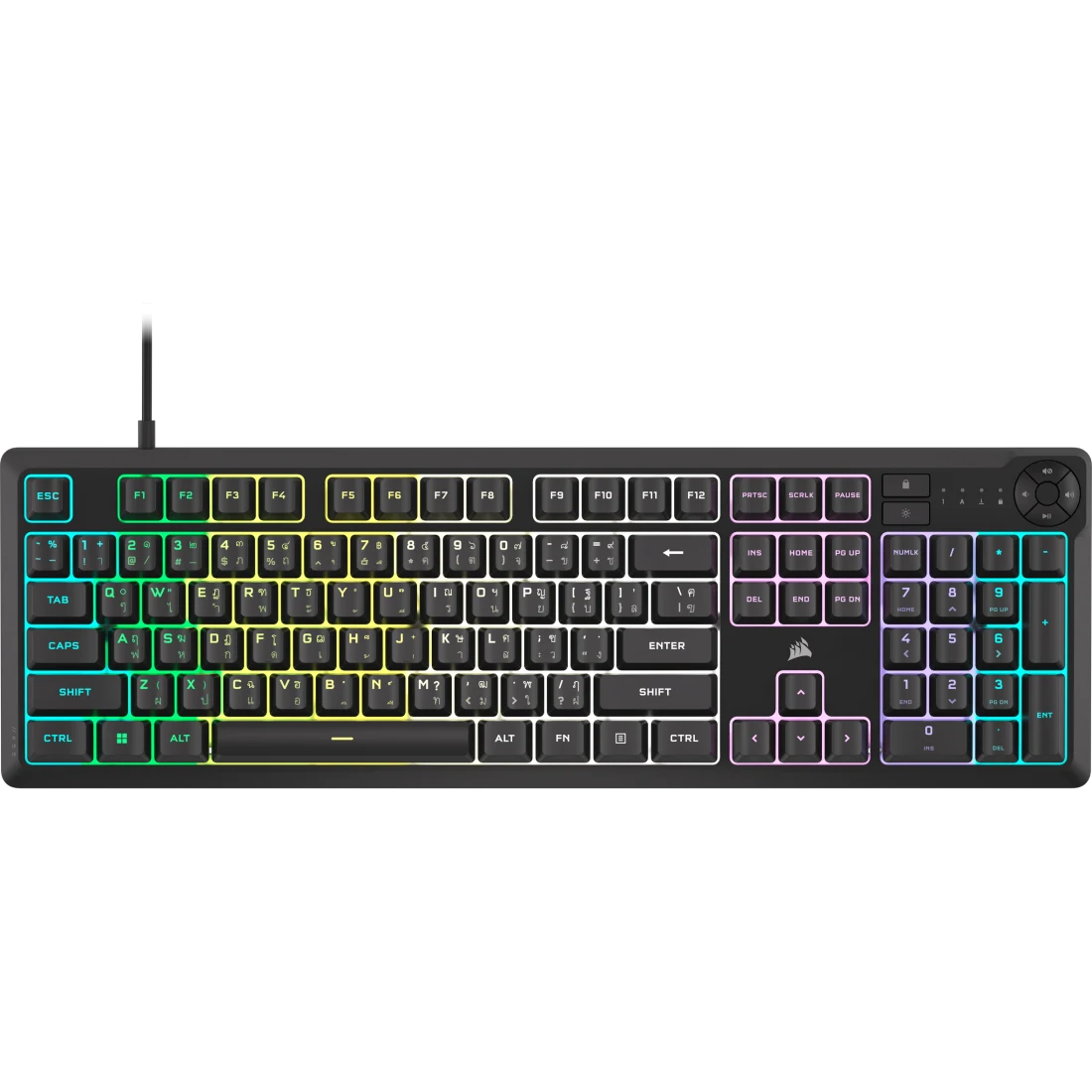 K55 CORE RGB Gaming Keyboard — Black (TH)