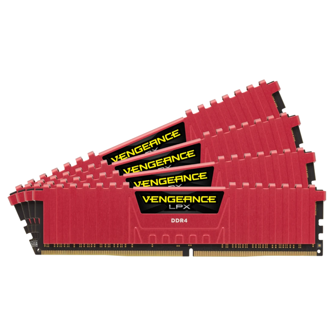 VENGEANCE® LPX 32GB (4 x 8GB) DDR4 DRAM 3200MHz C14 Memory Kit - Red