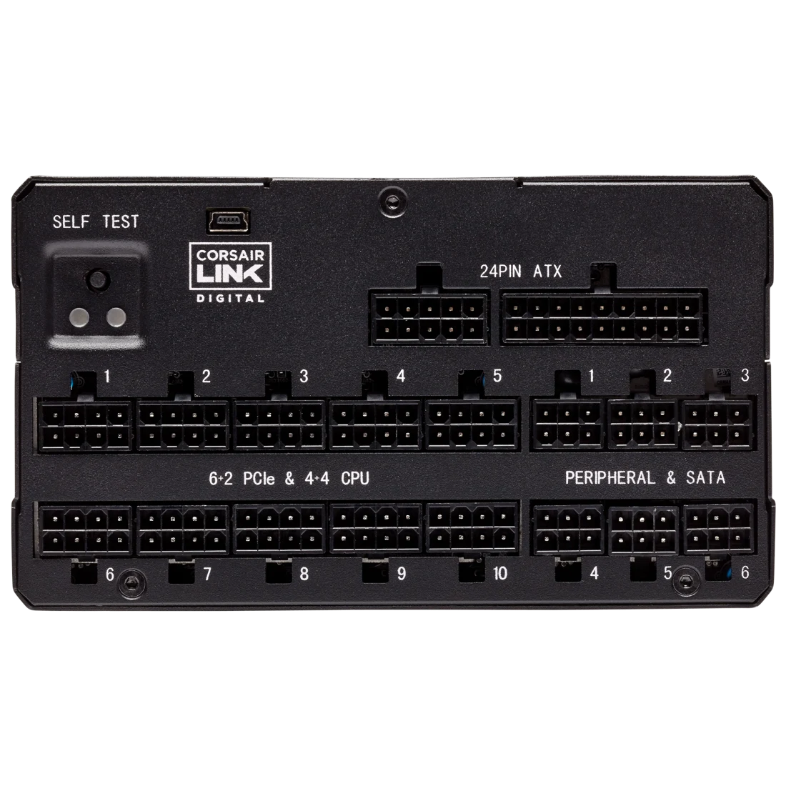 Corsair AX1600I 1600 WATT 80 Plus Titanium Certified Fully Modular ...