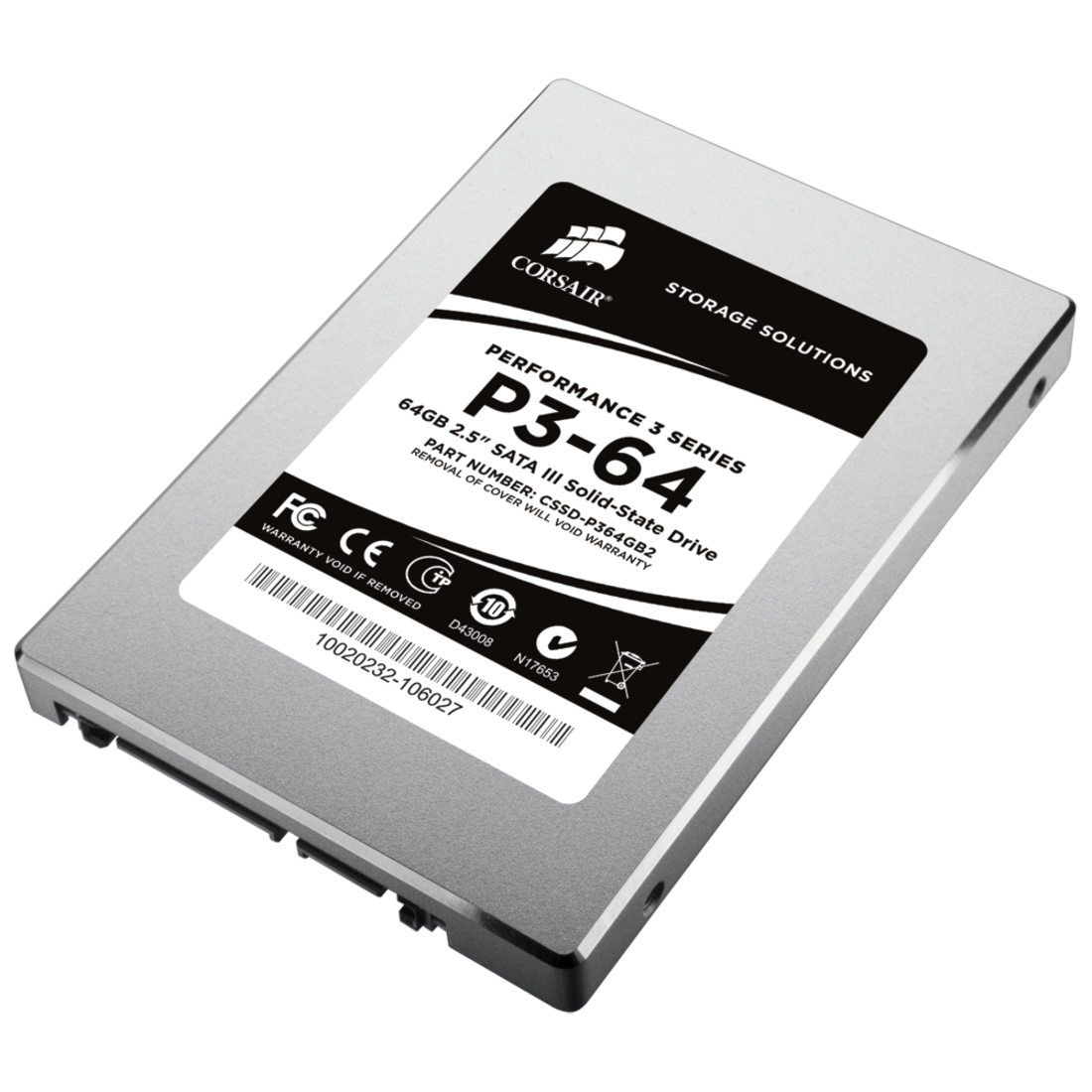 Performance 3 Series™ P3-64 Solid-State Hard Drive