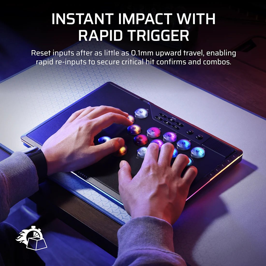 NOVABLADE PRO WIRELESS Hall Effect Leverless Fighting Game Controller