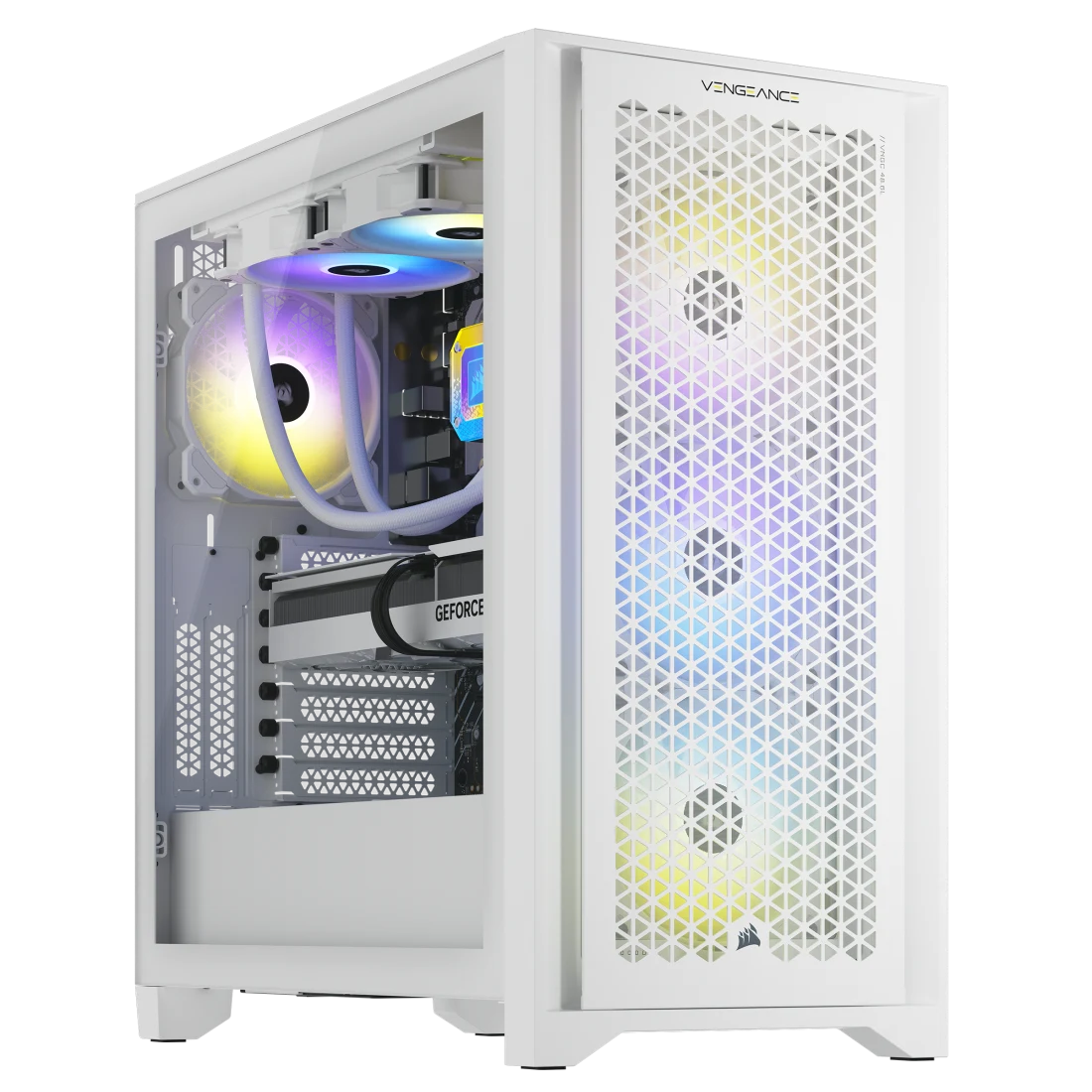 VENGEANCE i7400 Frost Edition Gaming PC, i7-13700K, RTX 4070Ti, 1TB M.2 ...