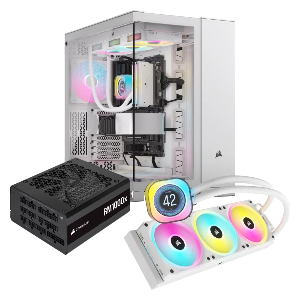 6500X RGB White All-in-One Bundle