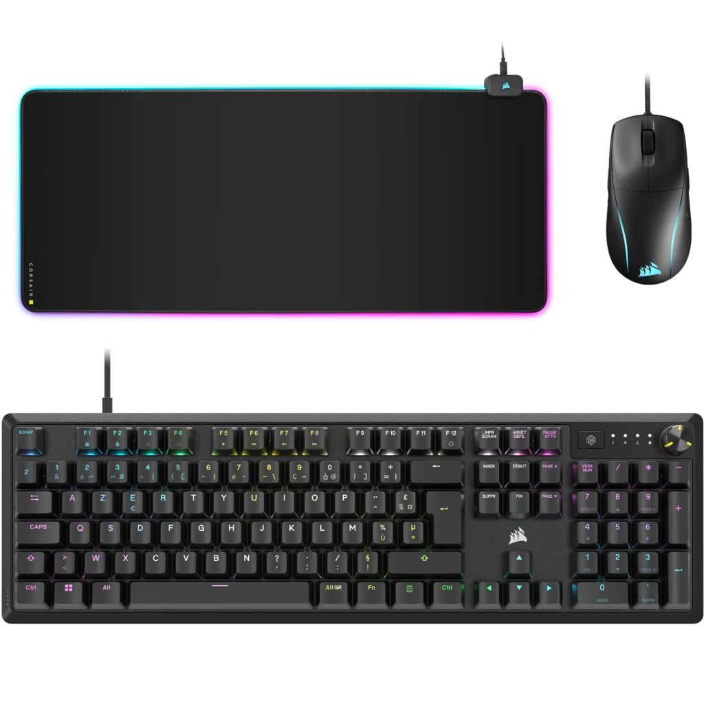 Corsair RGB Gaming Collection - K70 Core Keyboard, M75 Wired Gaming ...