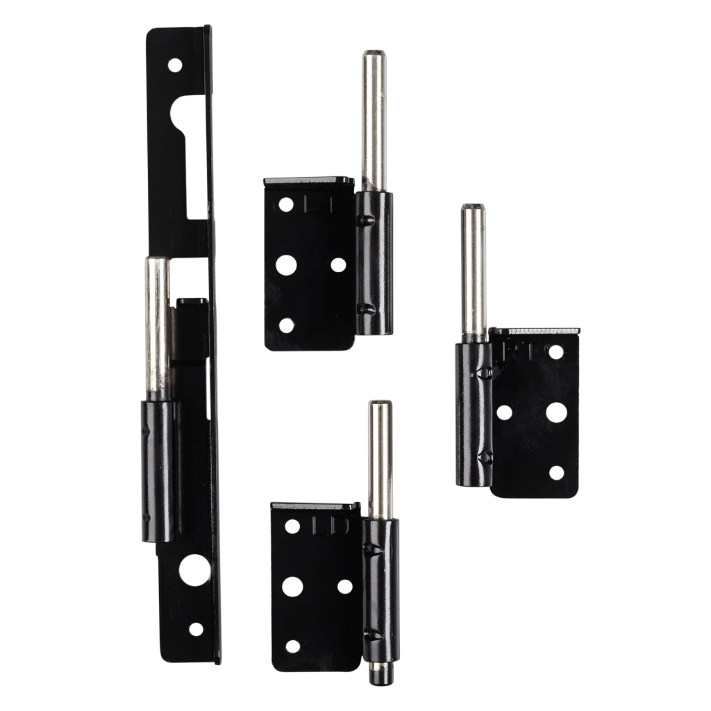 Obsidian 1000D Tempered Glass Side Panel Door Hinge Set