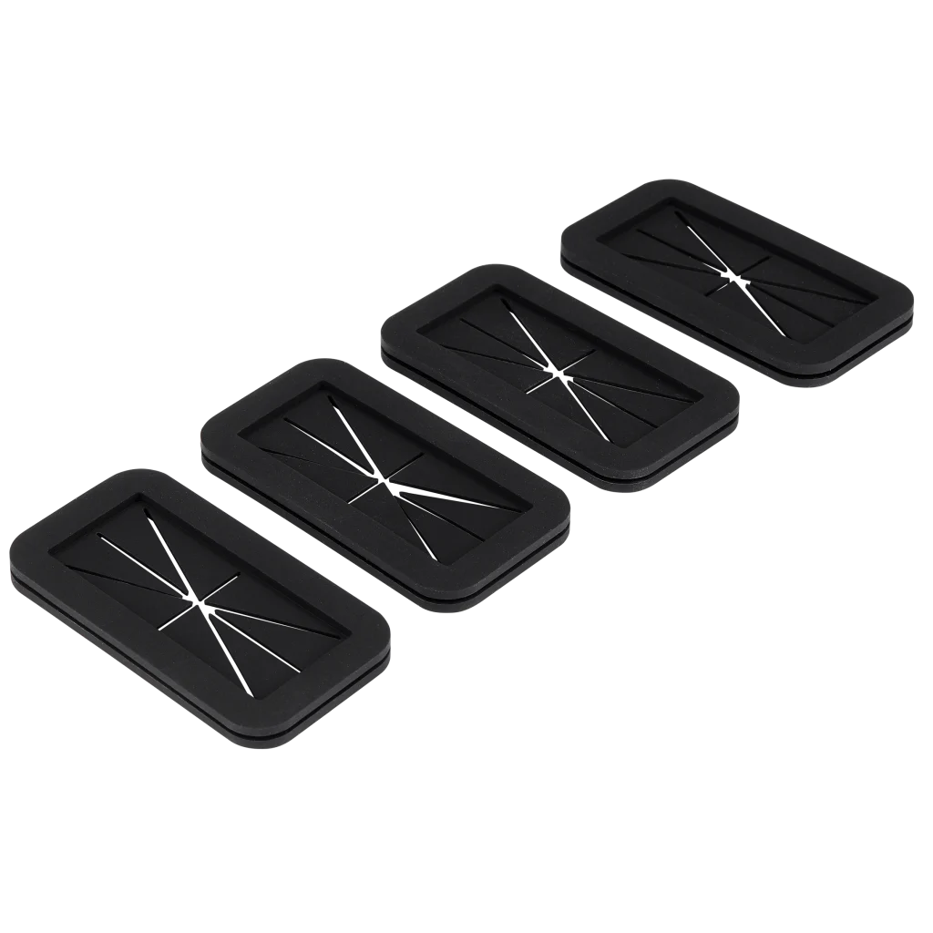 Carbide SPEC-DELTA RGB Cable Routing Grommets, Black