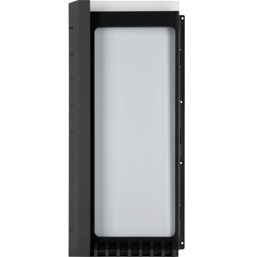 Crystal 680X RGB Front Panel with Tempered Glass, Black