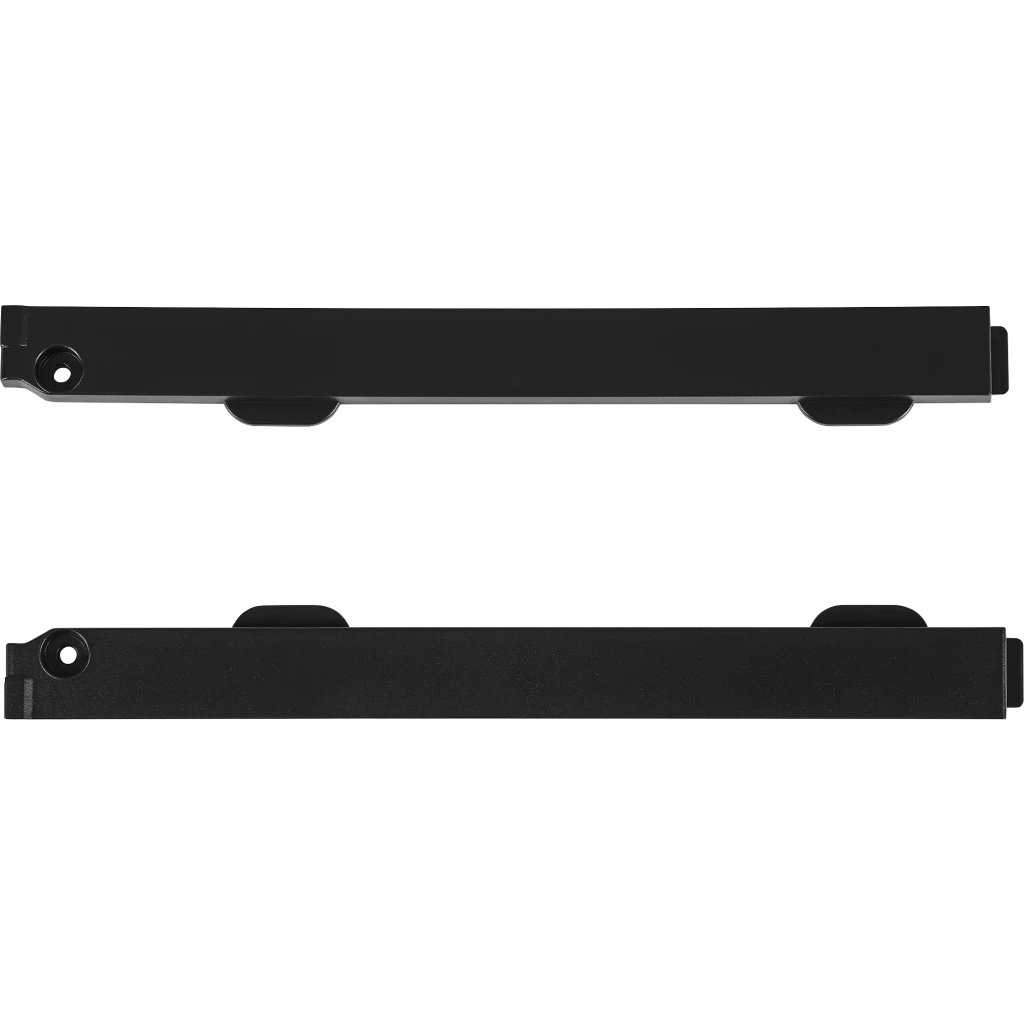 Crystal 680X RGB PSU Filter Rail Guides, Black