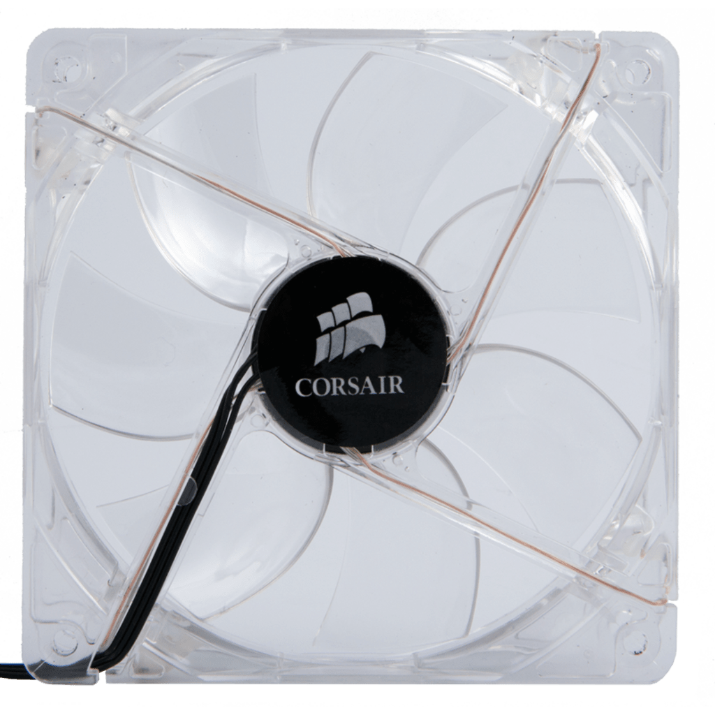 Carbide 400R Case - Front Fan (Clear with white LEDs, 120mm)