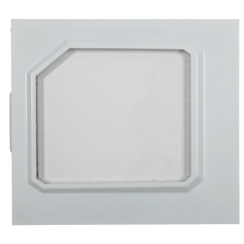 SPEC-ALPHA Left Side Panel, White, Windowed