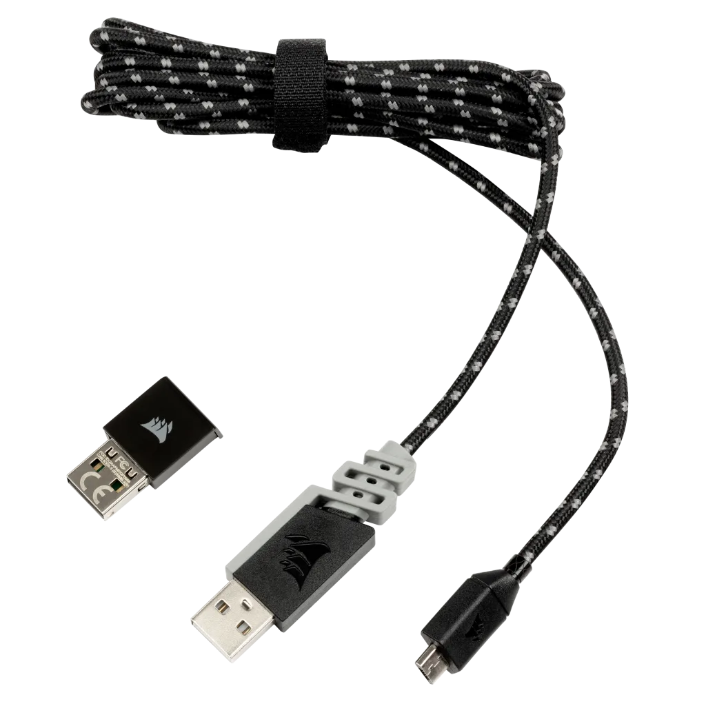 DARK CORE USB Wireless Receiver and Cable
