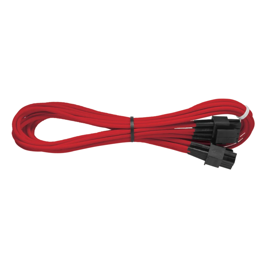 Professional Series™ Gold AX1200 Individually Sleeved Modular Cables — Red