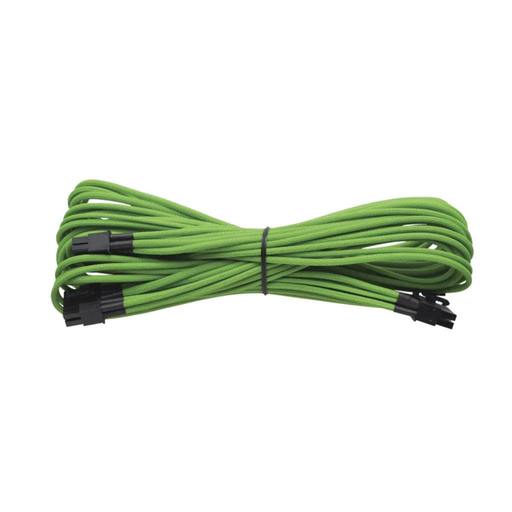 Individually Sleeved 24pin ATX Cable Type 4 (Generation 2), Green