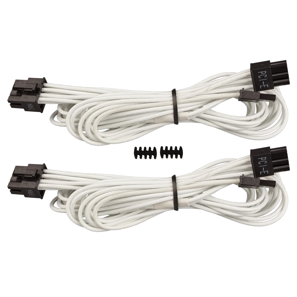 Premium Individually Sleeved PCIe Cables with Single Connector, Type 4 ...