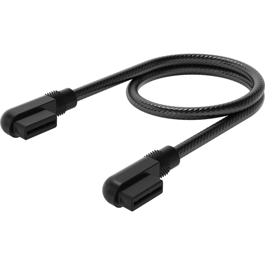 iCUE LINK Cable, 1x 250mm with 90° connectors, Black