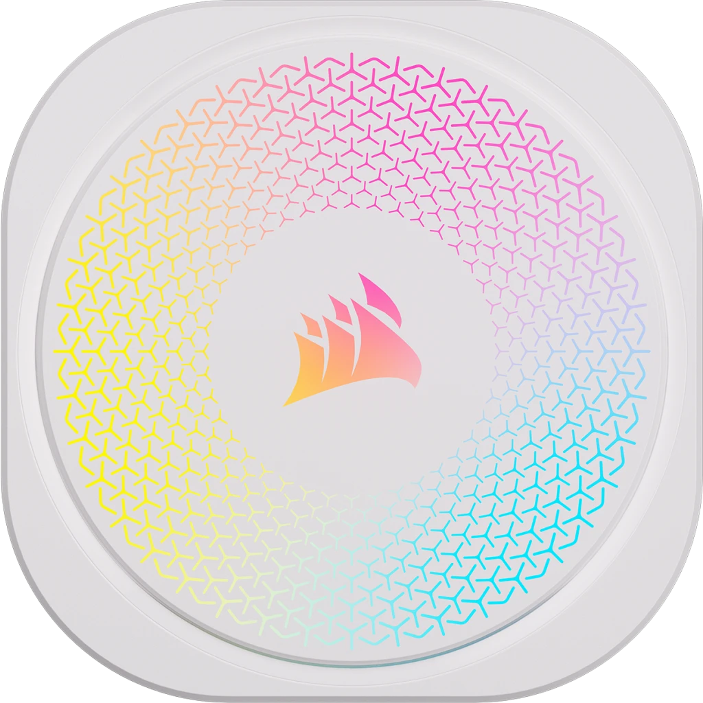 iCUE LINK TITAN RX RGB Pump Cap Kit, White