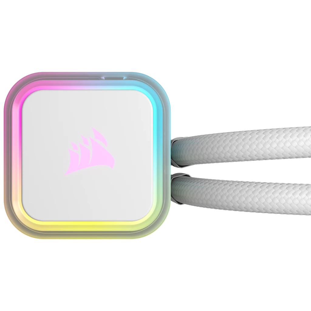 iCUE RGB ELITE Pump Logo Plate, White