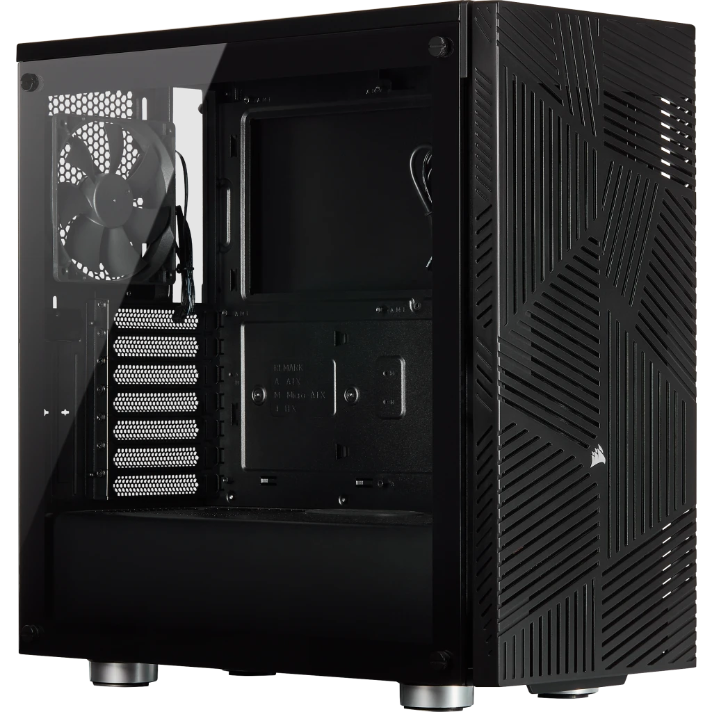 275R Airflow Tempered Glass Mid-Tower Gaming Case — Black (CN)