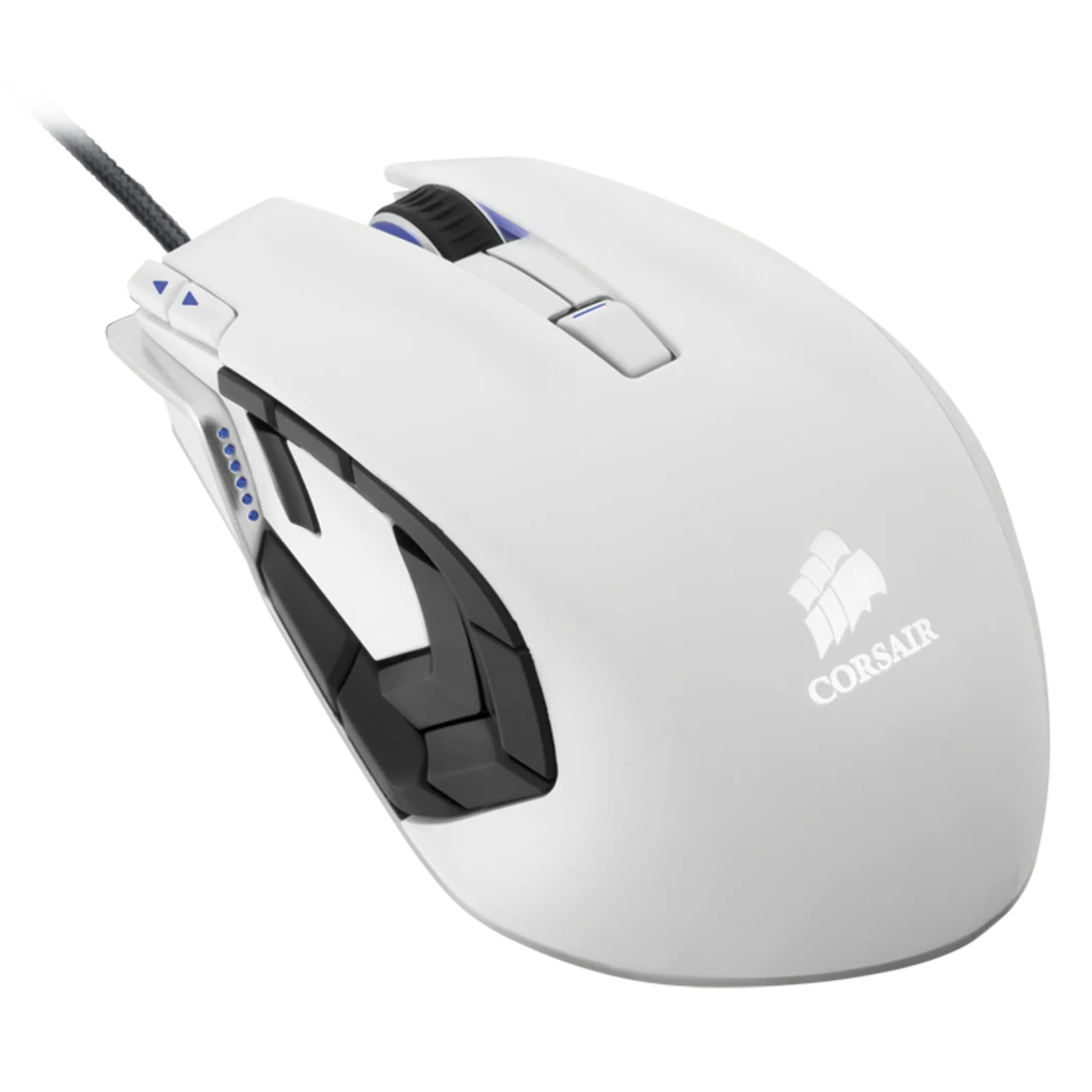 VENGEANCE® M95 Performance MMO and RTS Laser Gaming Mouse — Arctic ...