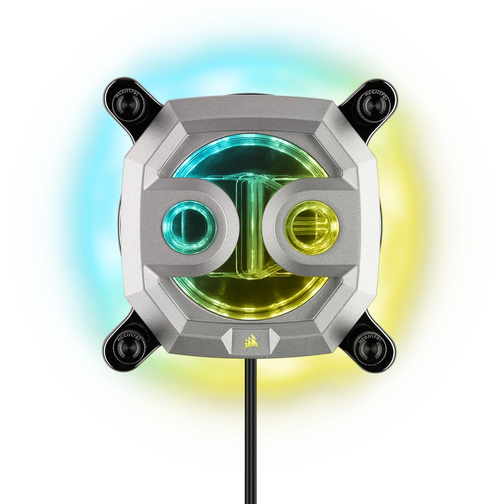 Hydro X Series XC7 RGB CPU Water Block (1200/AM4) — Silver