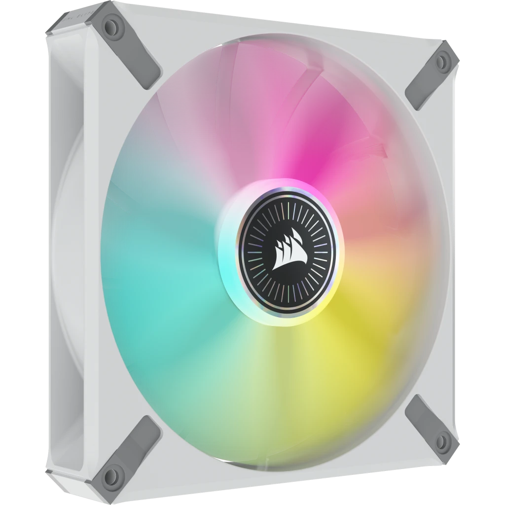 iCUE ML140 RGB ELITE Premium 140mm PWM Magnetic Levitation Fan — White ...