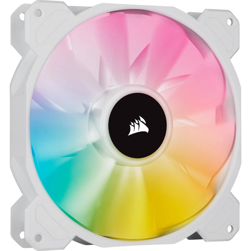 iCUE SP140 RGB ELITE Performance 140mm White PWM Fan — Single Pack